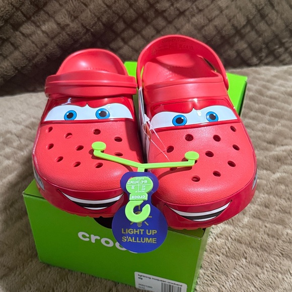 CROCS | Shoes | Mens Lightning Mcqueen Lightup Crocs | Poshmark